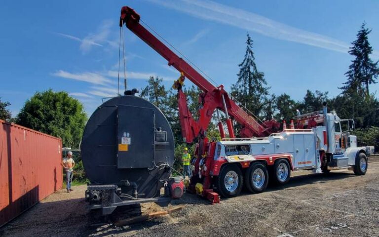 Springfield Heavy Equipment Moving for Asphalt Yard